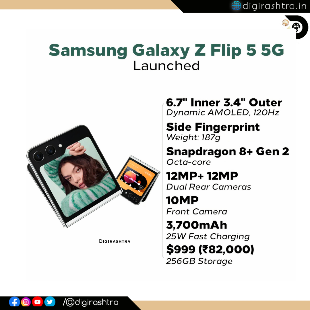 Samsung Galaxy Z Fold5 Price And Key Features - DigiRashtra